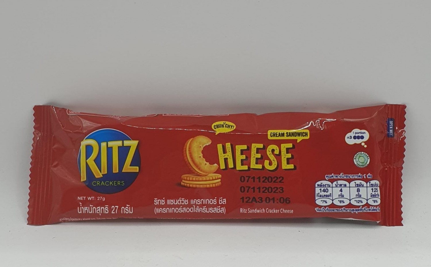 Ritz Cheese Sandwich 27g. 1box x 9units